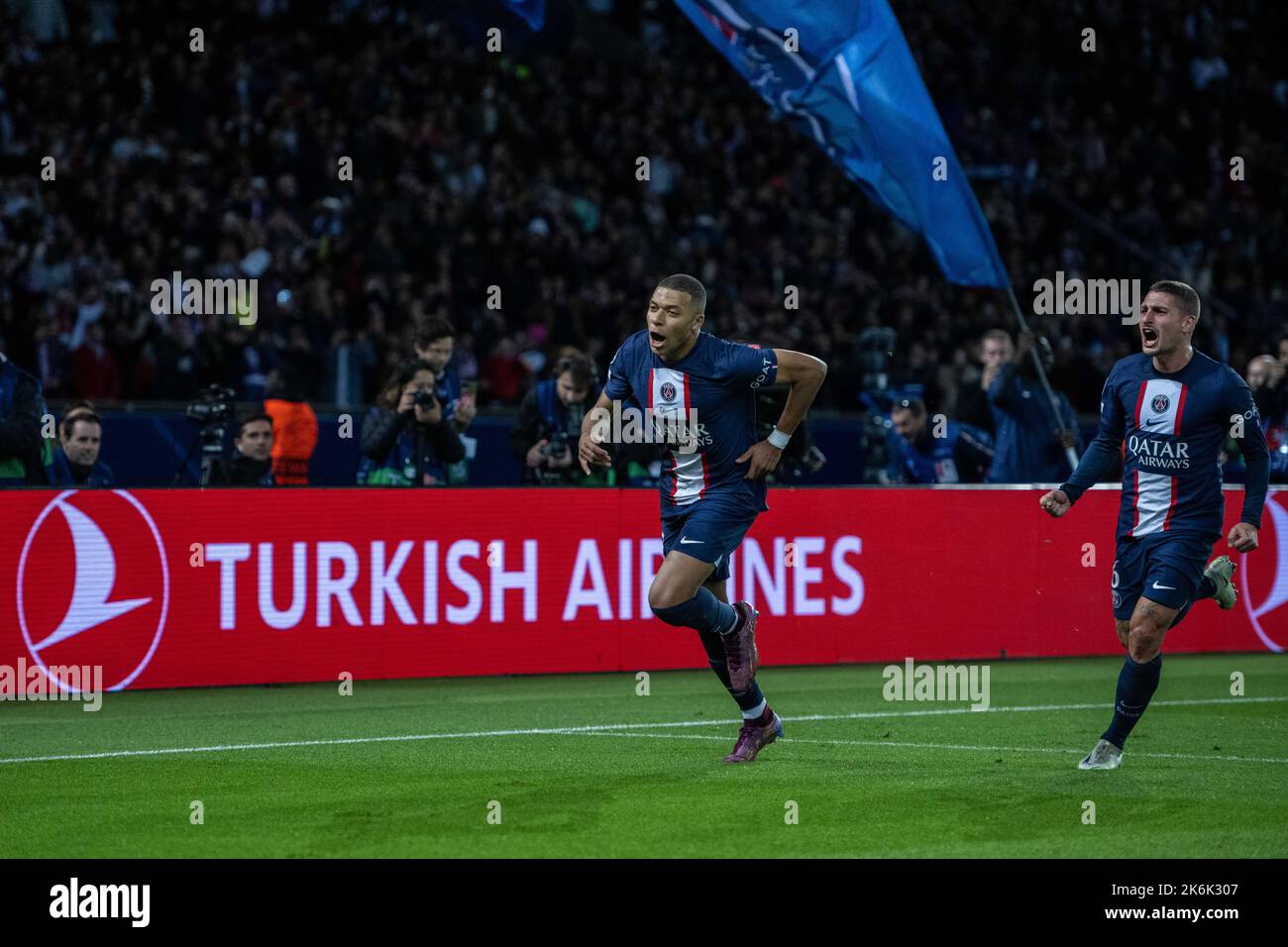 PARIS, FRANCE - OCTOBER 11: Kylian Mbappe of Paris Saint-Germain ...
