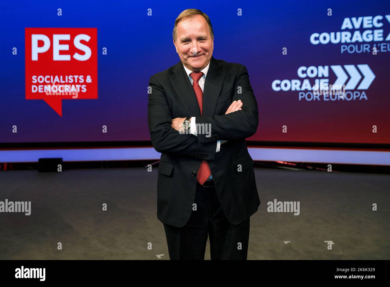 Berlin, Germany. 14th Oct, 2022. Stefan Löfven, newly elected president ...