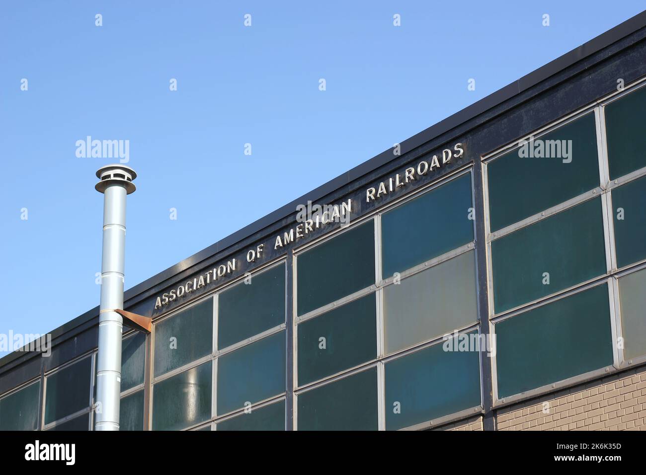 The vintage headquarters of the Association of American Railroads Stock ...