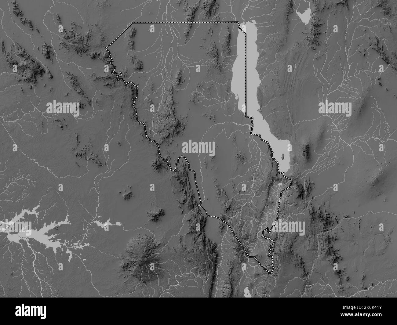Turkana county map hi-res stock photography and images - Alamy
