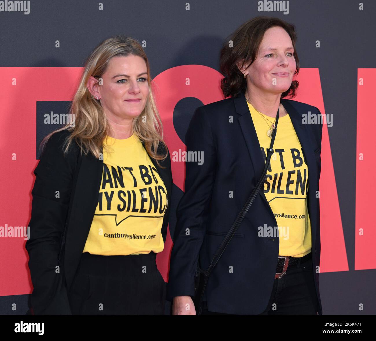 Zelda Perkins and Laura Madden arriving at the BFI London Film Festival ...