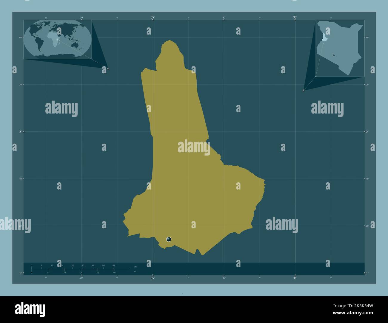 West pokot map hi-res stock photography and images - Alamy