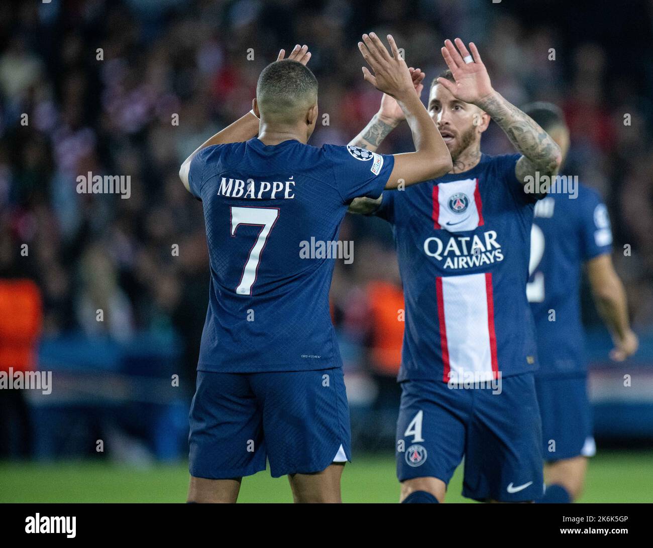 PARIS, FRANCE - OCTOBER 11: Kylian Mbappe of Paris Saint-Germain ...