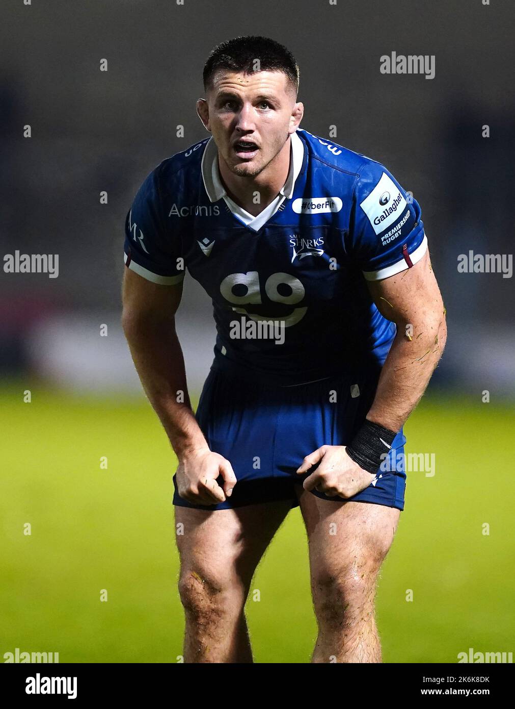 Sale Sharks' Tom Curry during the Gallagher Premiership match at AJ ...