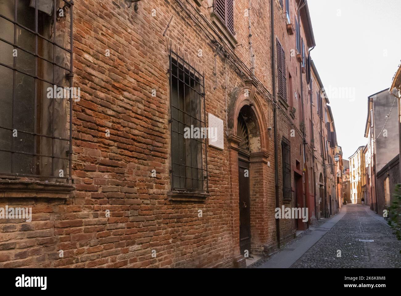 Ferrara, Italy (3rd October 2022) - The building holding once the ...