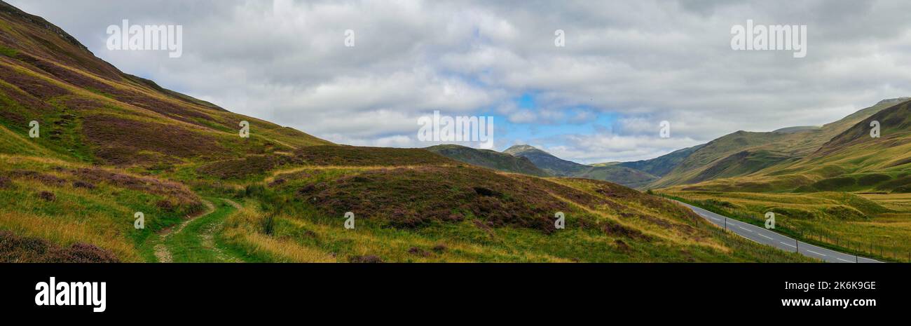 Panorama of Glen Shee in Perthshire, Scotland Stock Photo - Alamy