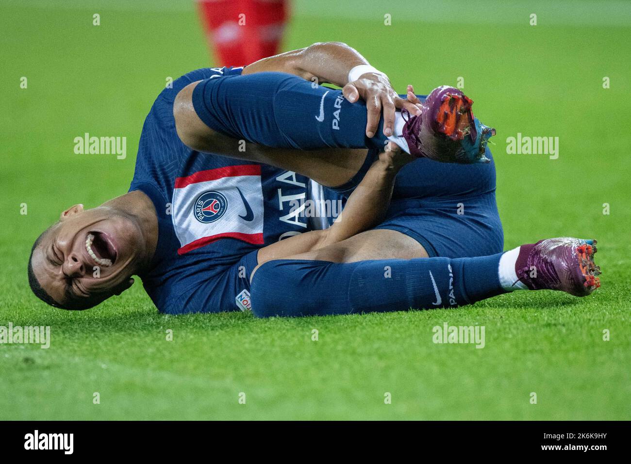 PARIS, FRANCE - OCTOBER 11: Kylian Mbappe of Paris Saint-Germain ...