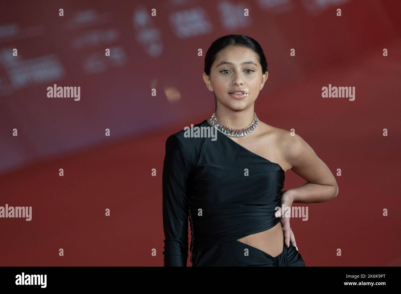 Rome, Italy, October 14, 2022 - Ludovica Nasti attends the red carpet ...