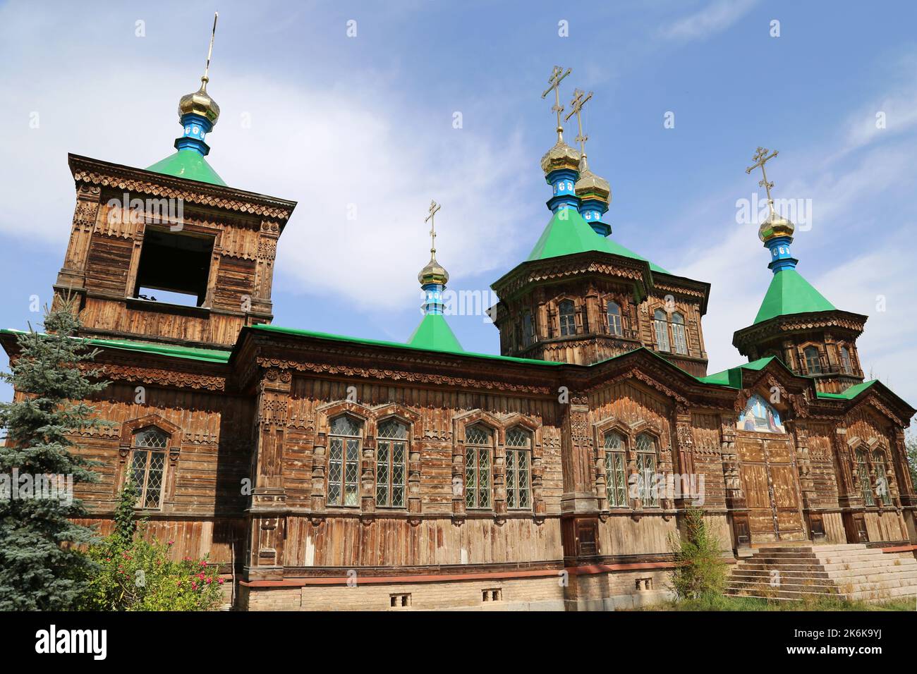 Holy Trinity Russian Orthodox Cathedral, Gagarin Street, Karakol, Issyk ...