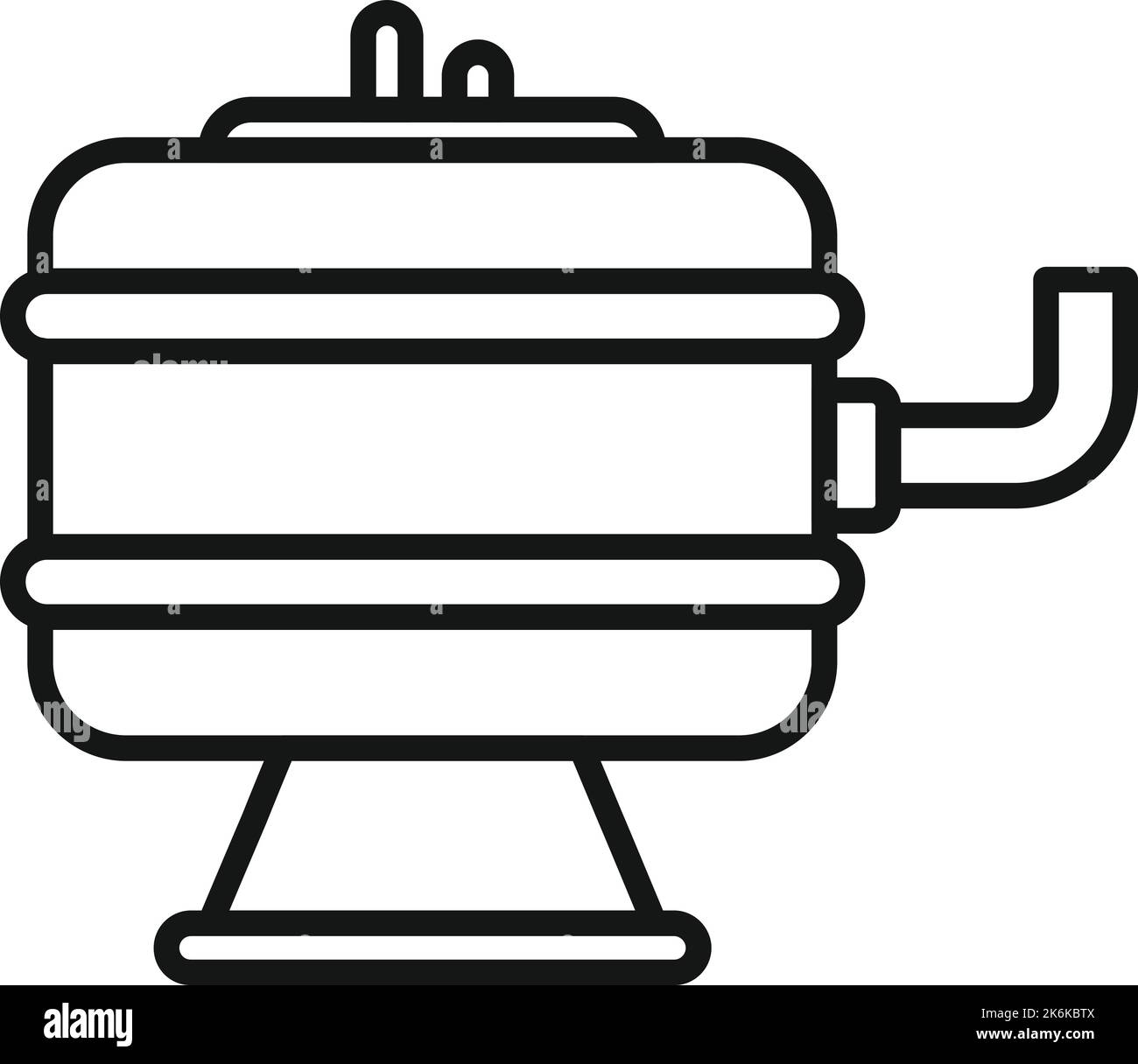 Pool tank icon outline vector. Water cleaning. Sea swim Stock Vector ...