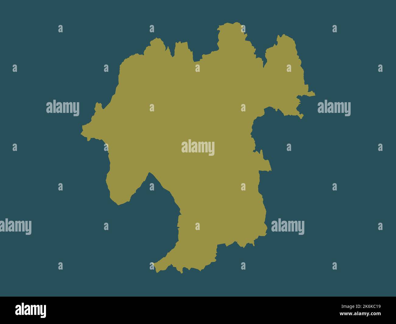 Novoberda, municipality of Kosovo. Solid color shape Stock Photo - Alamy