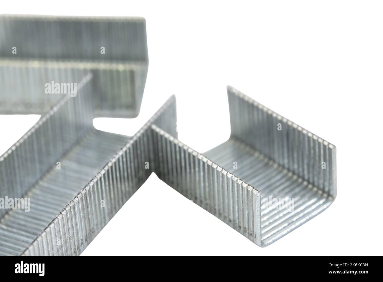 metallic staples isolated Stock Photo - Alamy