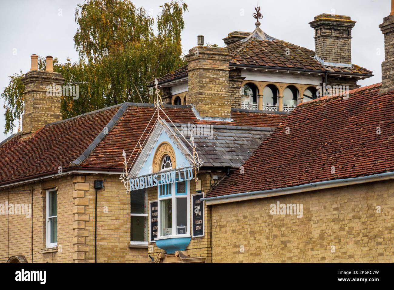 Robin Row Buildings Long Melford Stock Photo - Alamy