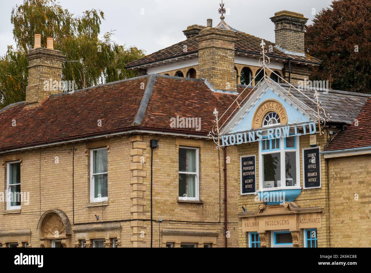 Robin Row Buildings Long Melford Stock Photo - Alamy