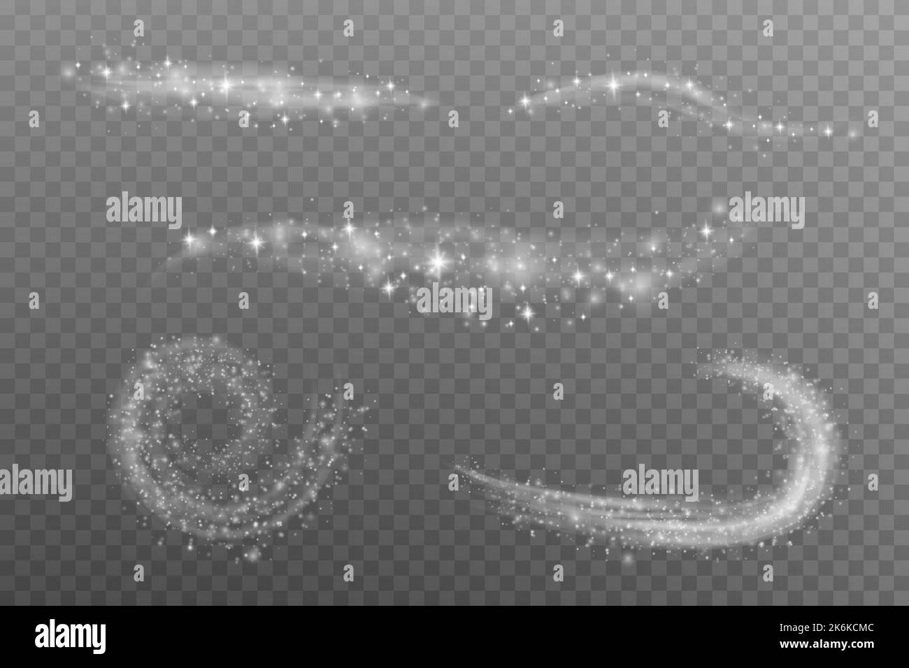 White png dust light. Bokeh light lights effect background. Christmas ...