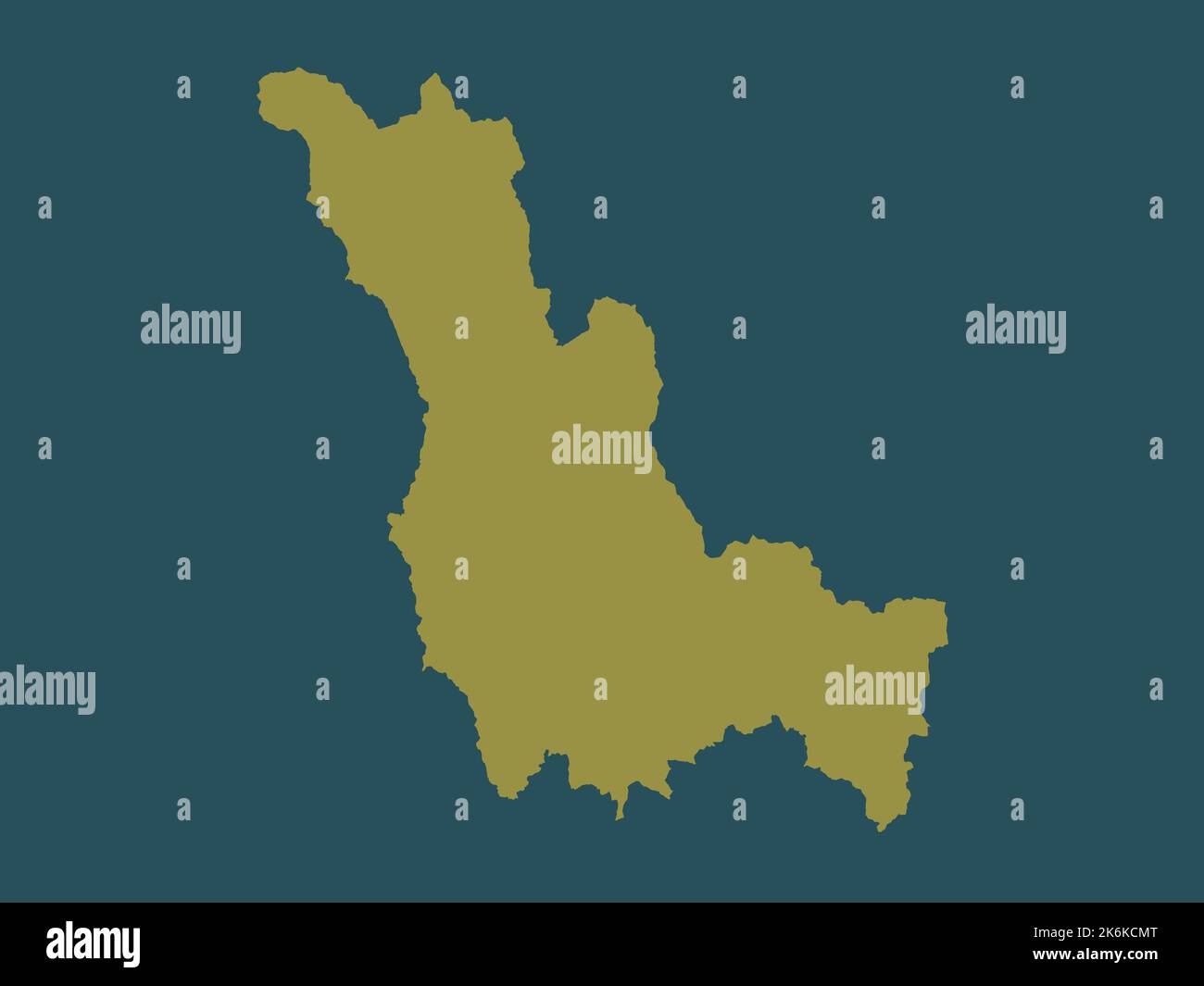 Podujeva, municipality of Kosovo. Solid color shape Stock Photo - Alamy