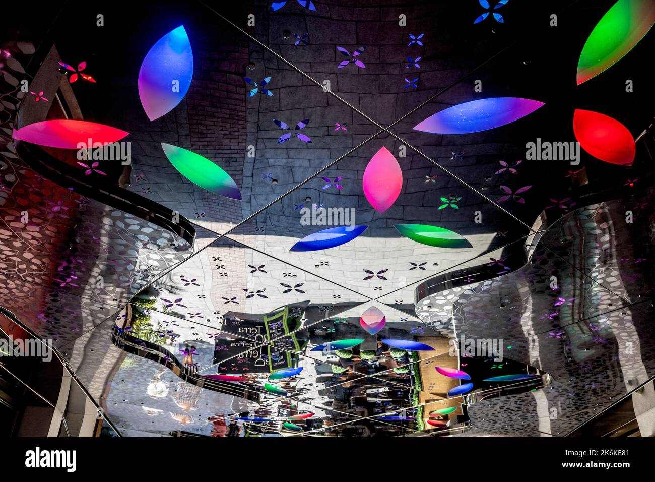 Abstract Ceiling In Covent Garden London UK Stock Photo - Alamy
