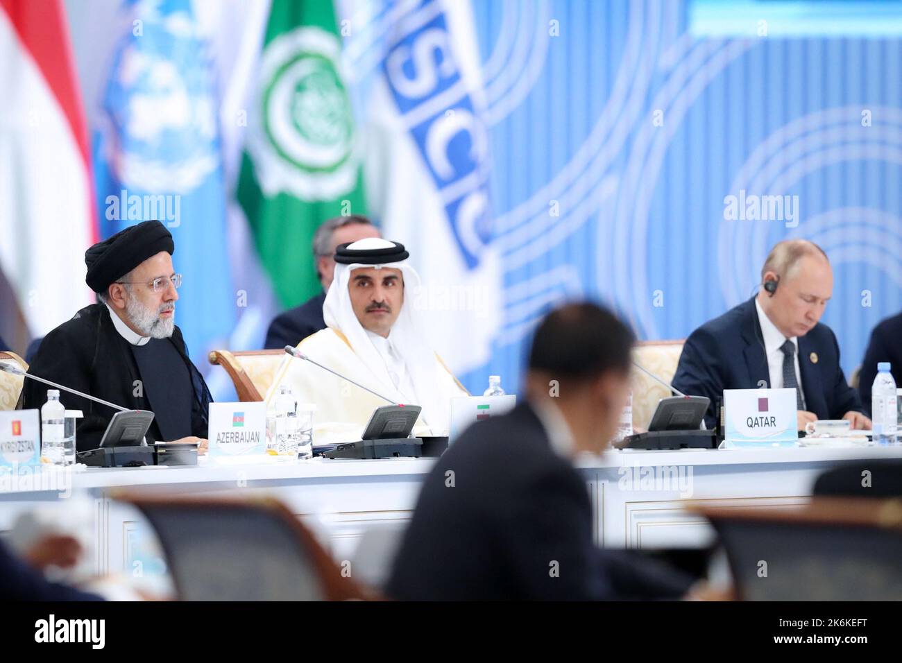 Astana, Astana, Kazakhstan. 13th Oct, 2022. A handout photo made ...