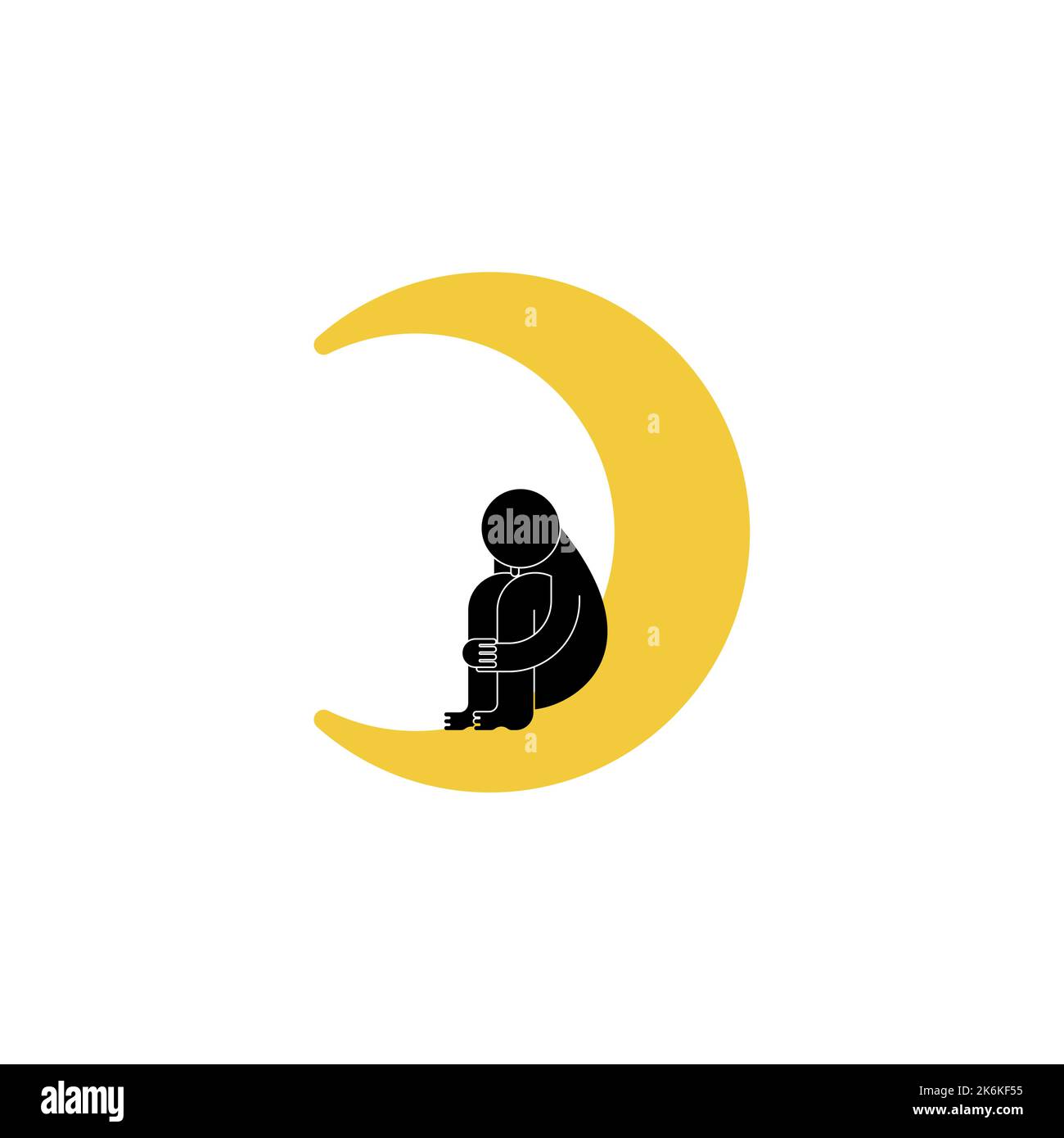 Man on moon Cut Out Stock Images & Pictures - Alamy