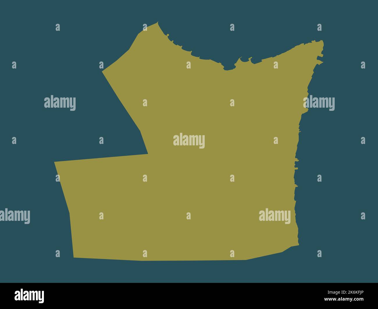 Hawalli outline map hi-res stock photography and images - Alamy