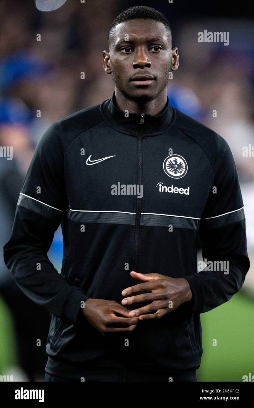LONDON, ENGLAND - OCTOBER 12: Randal Kolo Muani of Eintracht Frankfurt ... LONDON, ENGLAND - OCTOBER 12: Randal Kolo Muani of Eintracht Frankfurt ...