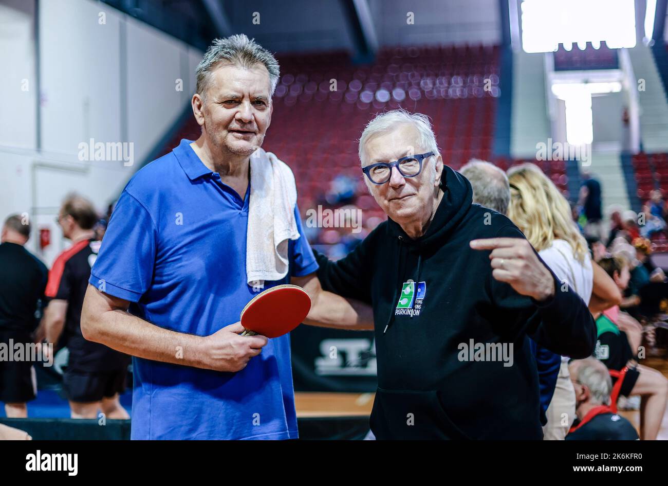 A participants during the 2022 ITTF Parkinson's World Table Tennis ...