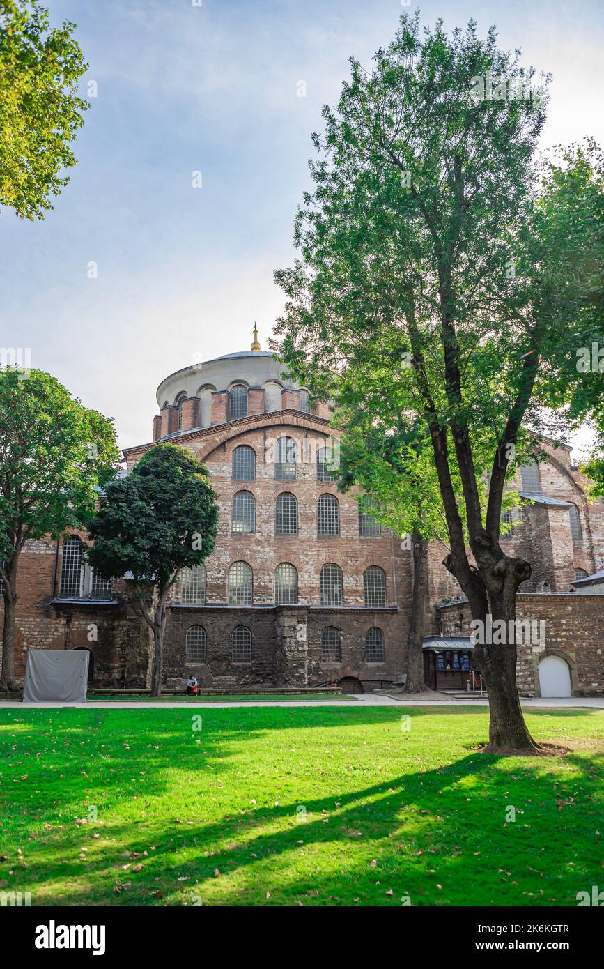 ISTANBUL, TURKEY - AUGUST 8, 2021: Ancient Byzantine Hagia Irene ...