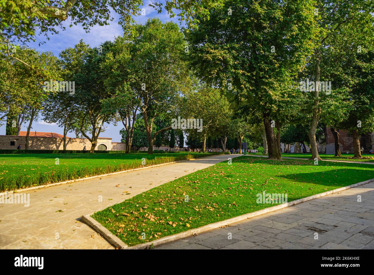 istanbul, Turkey - August 11 2021 : People are visiting The gate of ...