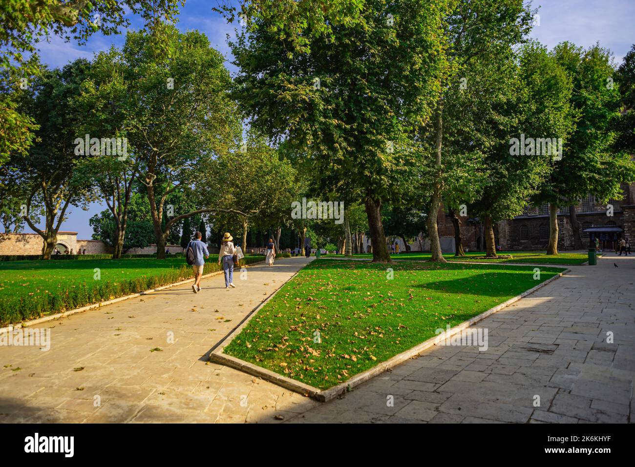 istanbul, Turkey - August 11 2021 : People are visiting The gate of ...