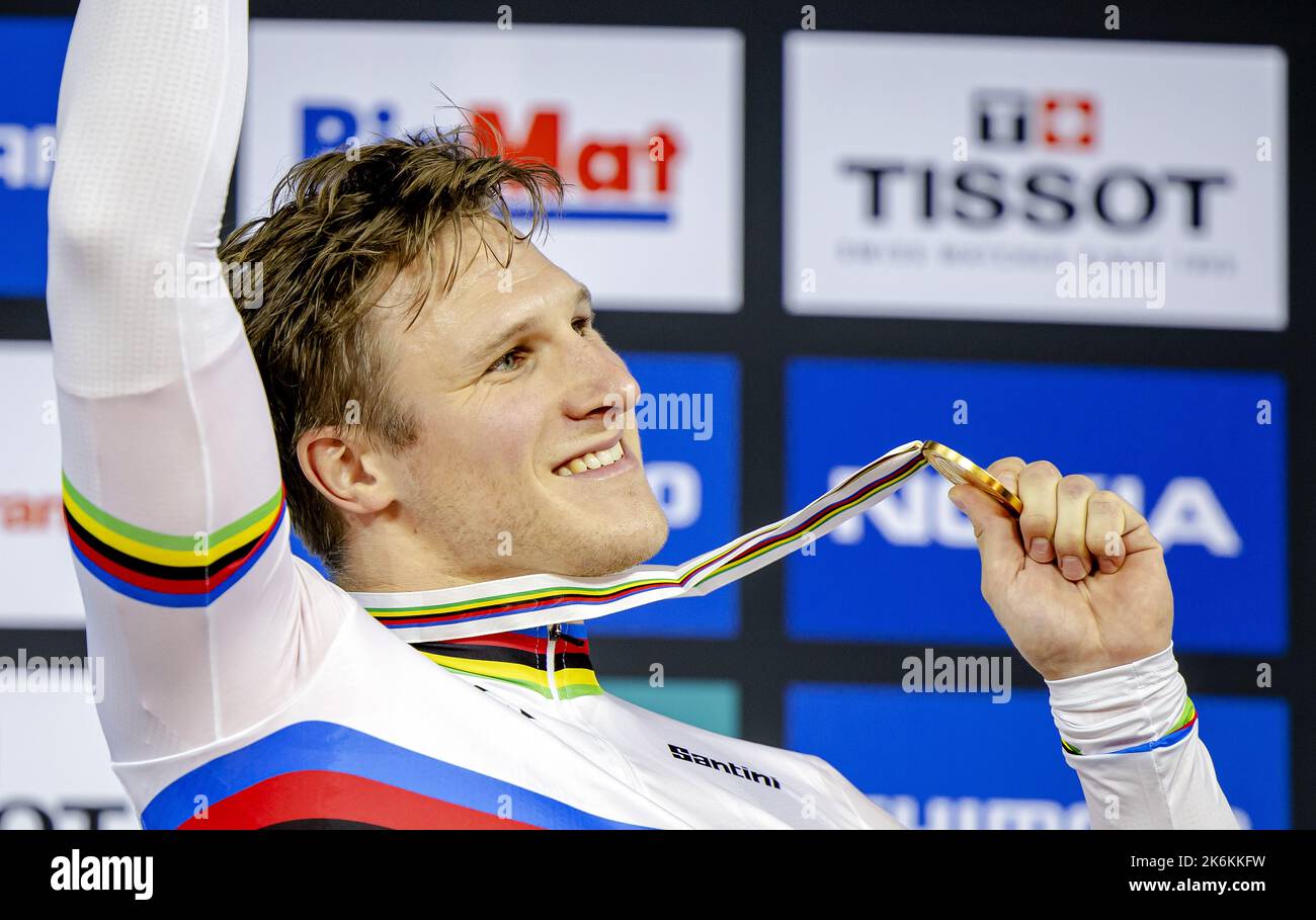 France. 14th Oct, 2022. SAINT-QUENTIN-EN-YVELINES - Jeffrey Hoogland ...