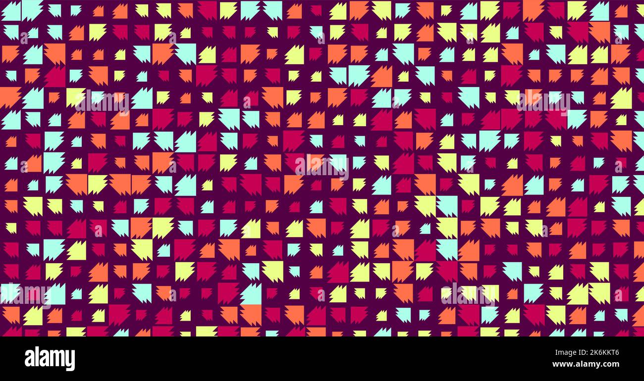 Abstract Round Colour Halftone computational art background ...