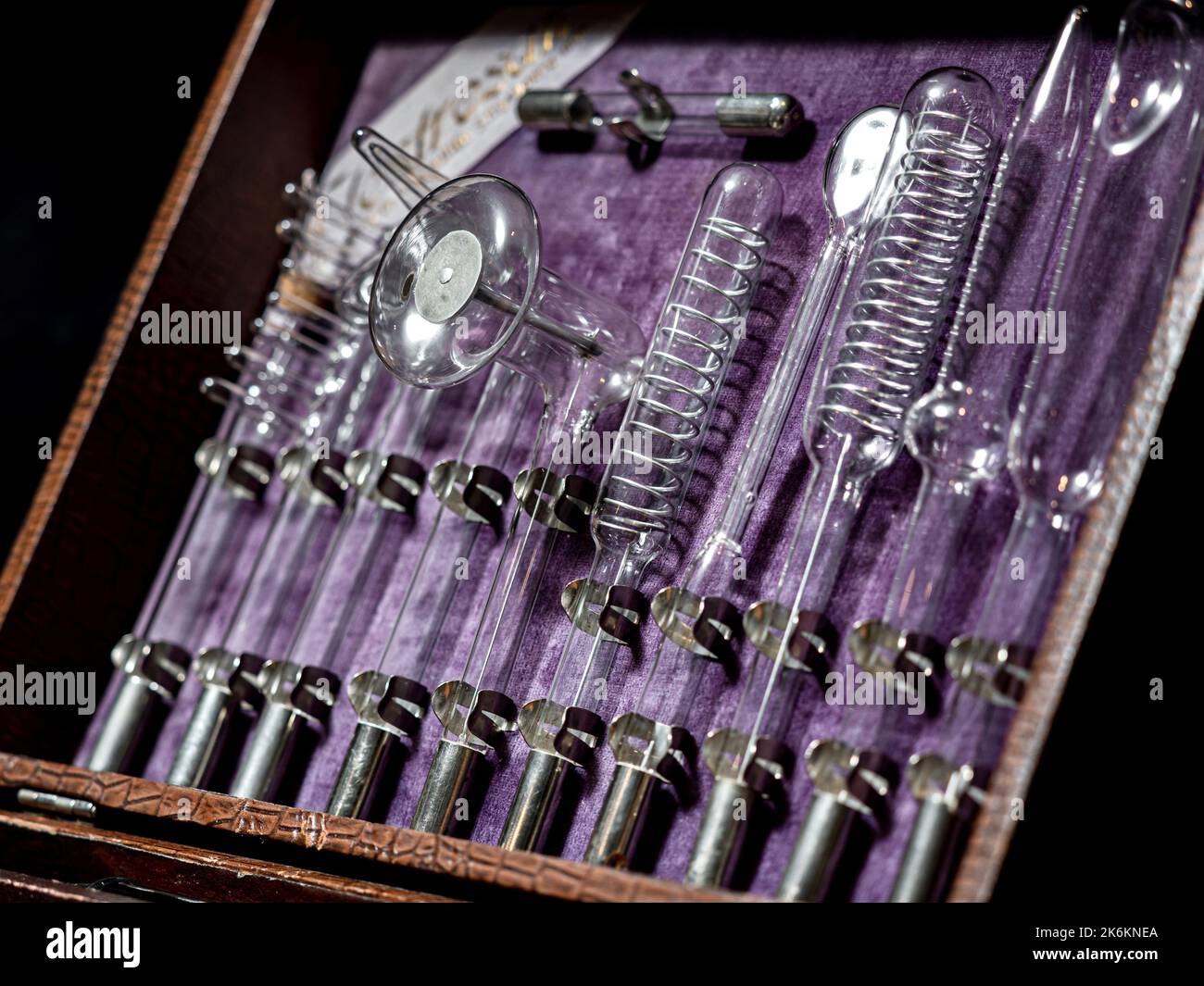 Vintage glass utensils for facial skin care. Pharmaceutical and medical ...