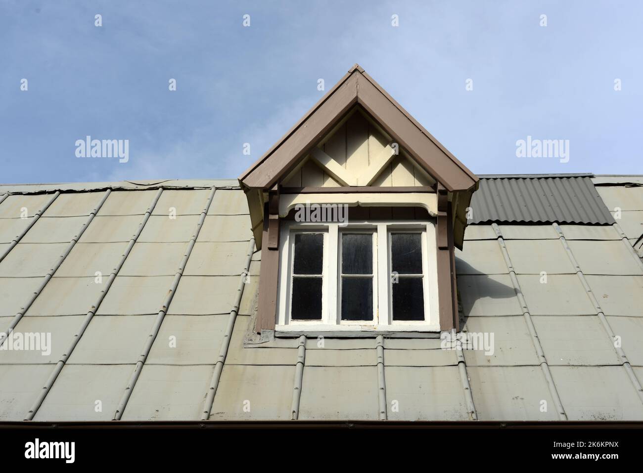 industrial background of a retro roof Stock Photo - Alamy