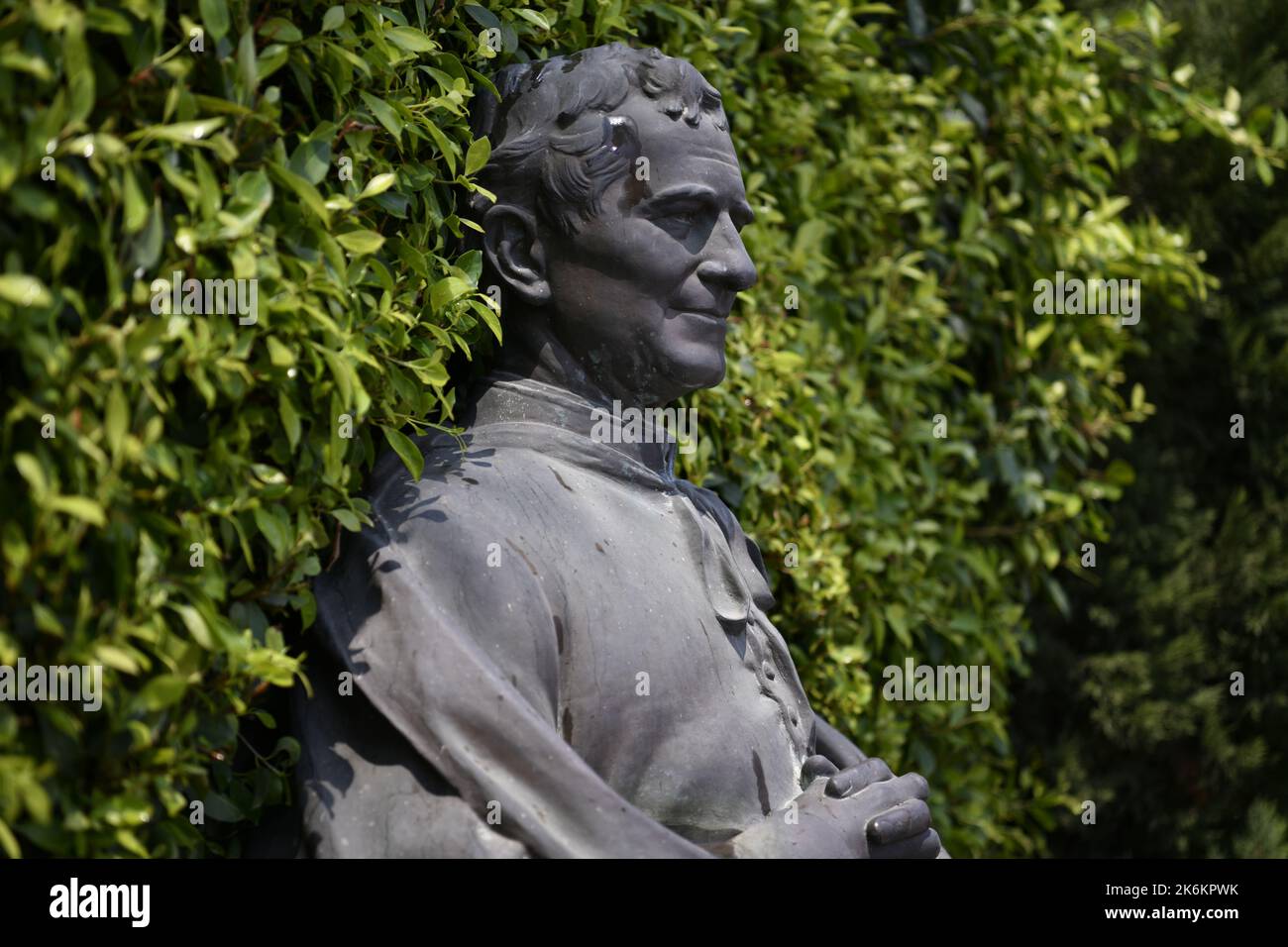 statue of don bosco Stock Photo - Alamy