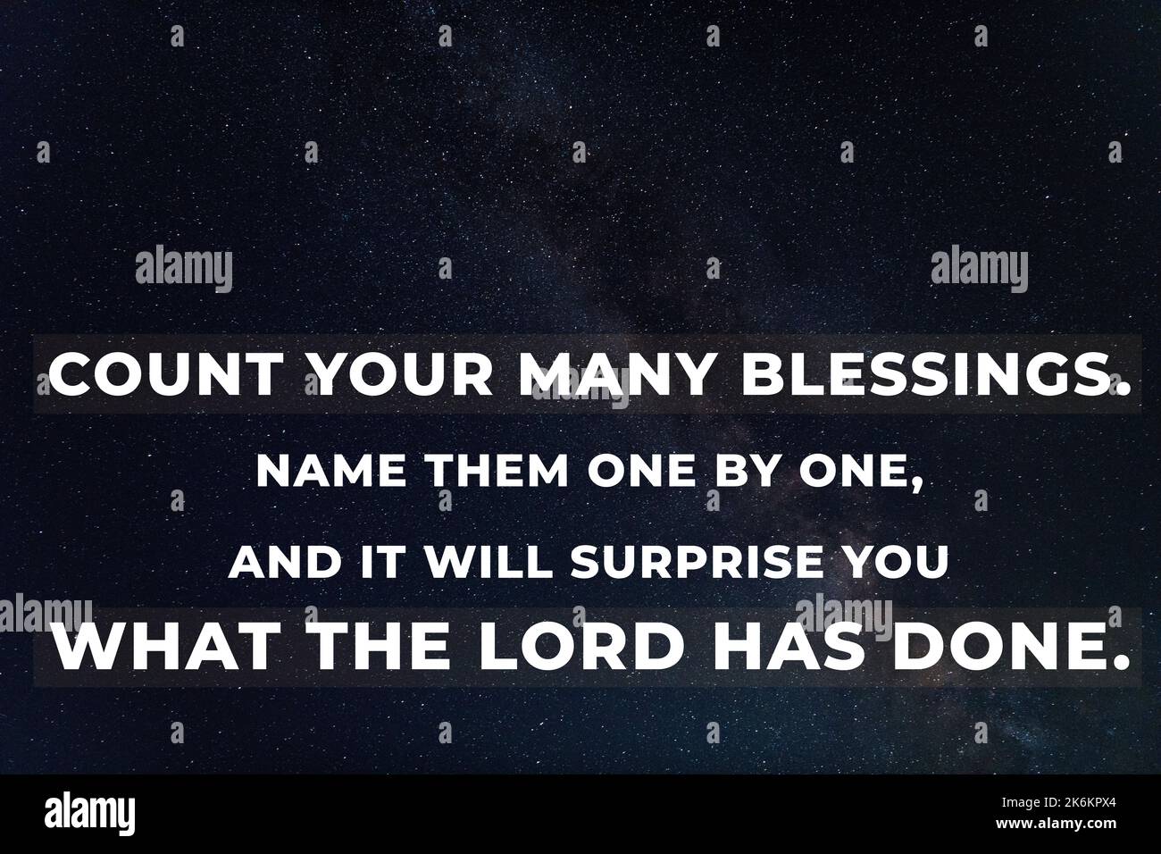 Biblical Inspirational Quotes Stock Photo - Alamy