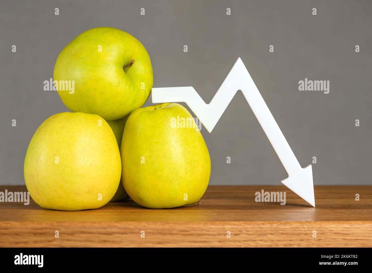 The cost of apples. Reducing exports or imports. Bad harvest, lack of ...