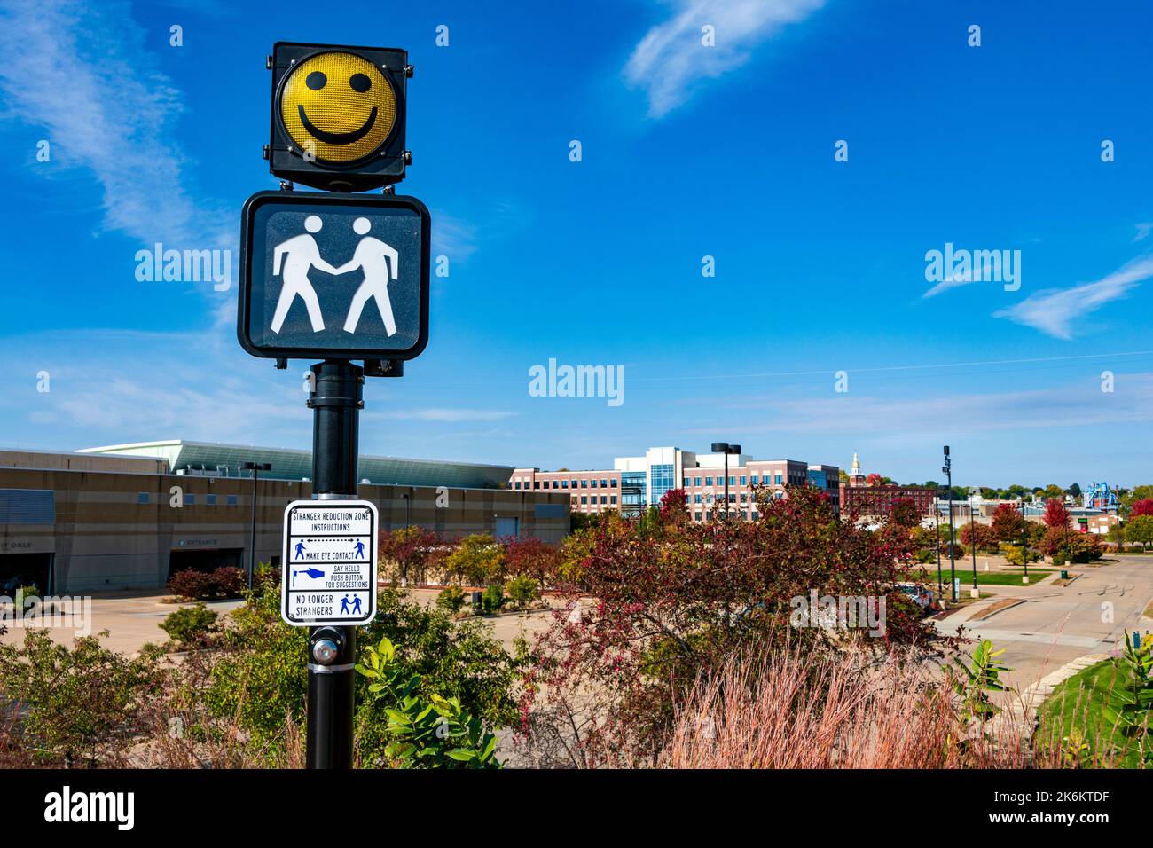 Dubuque, IA, United States - October 9, 2022: Strnger Reduction Zone ...