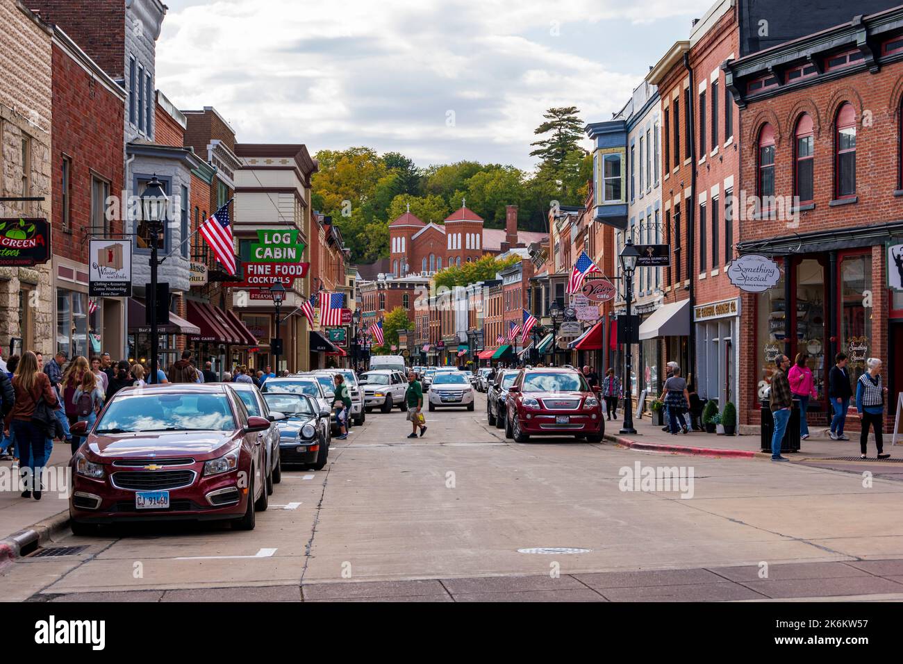Galena, IL, United States - October 9, 2022: View of Main Street in ...