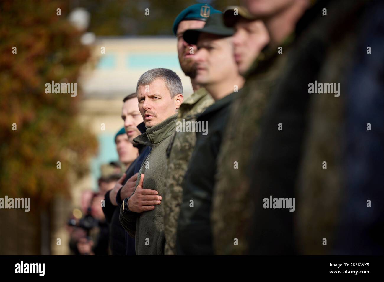 Kyiv, Ukraine. 14th Oct, 2022. Ukrainian Deputy Head of National ...