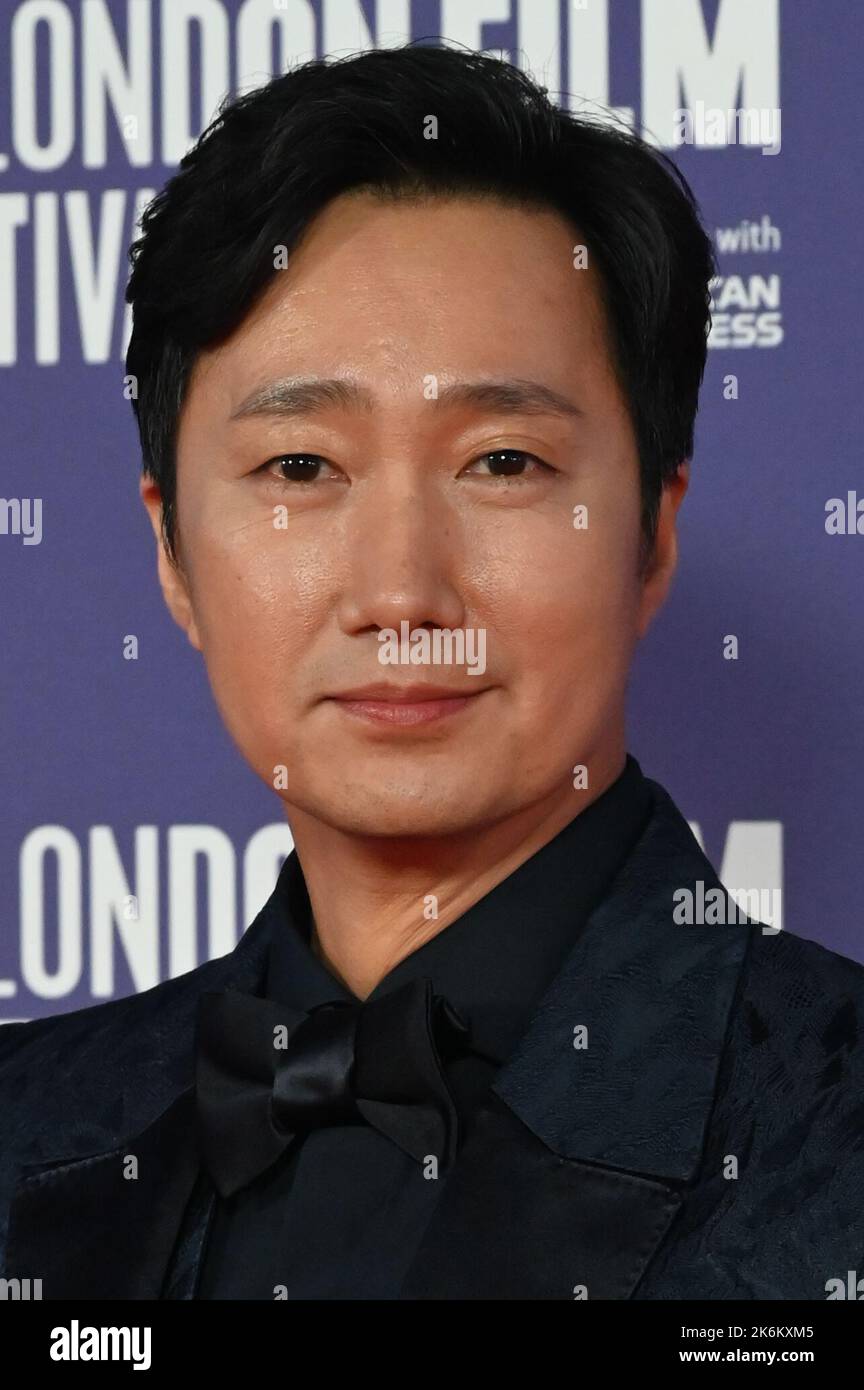 London, UK. 14th Oct, 2022. Park Hae-il is a South Korean actor arrive ...