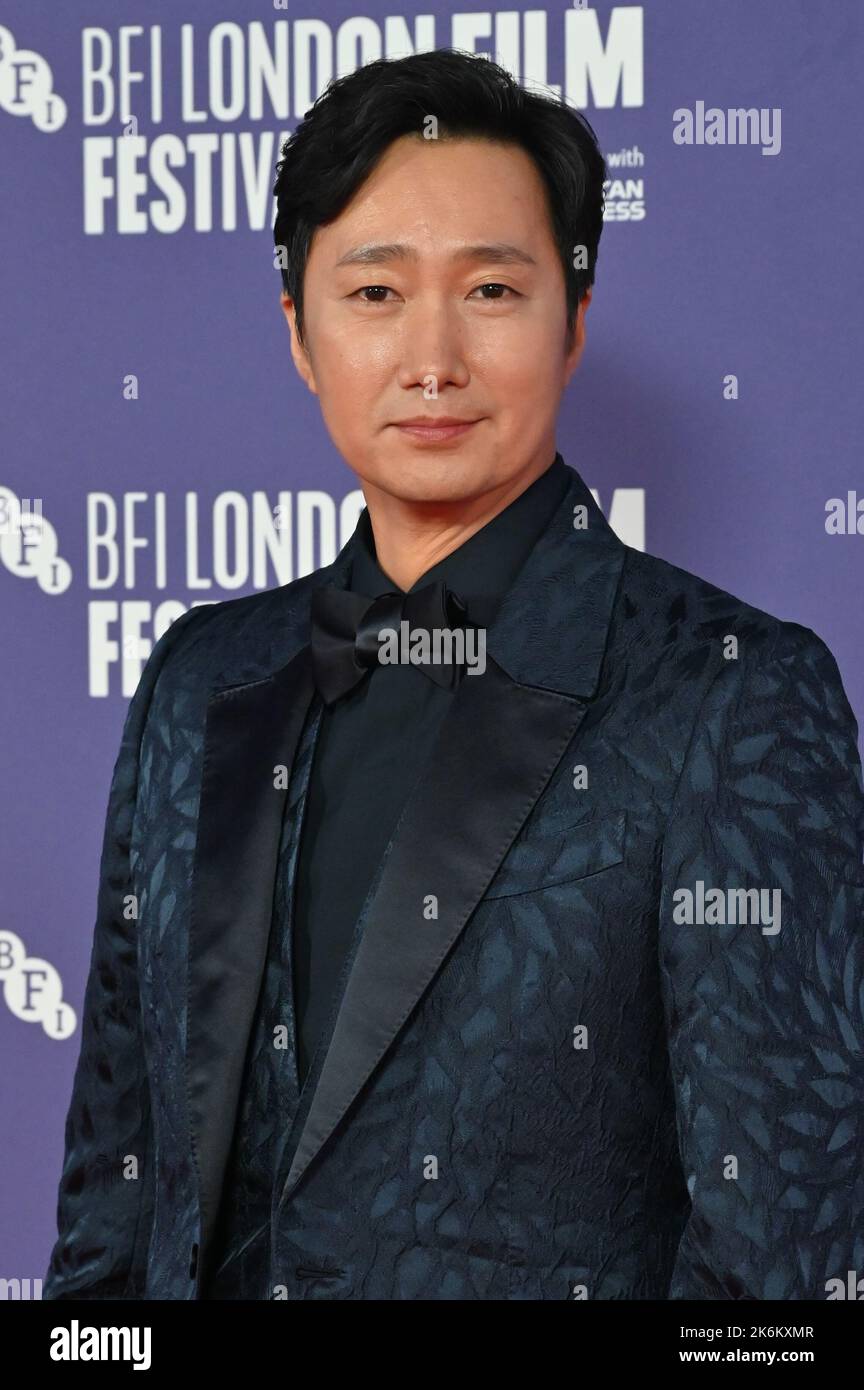 London, UK. 14th Oct, 2022. Park Hae-il is a South Korean actor arrive ...