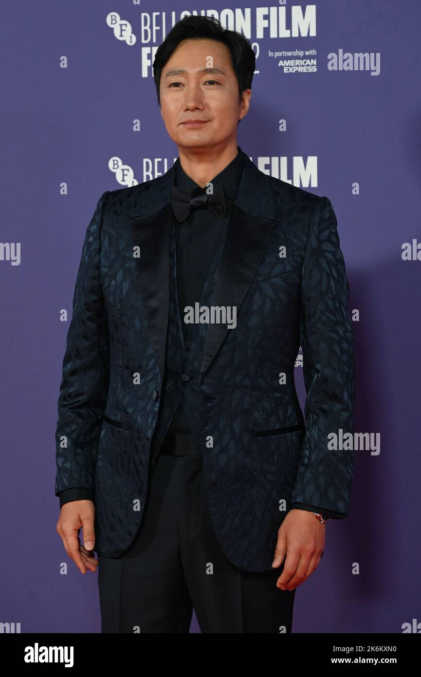 London, UK. 14th Oct, 2022. Park Hae-il is a South Korean actor arrive ...