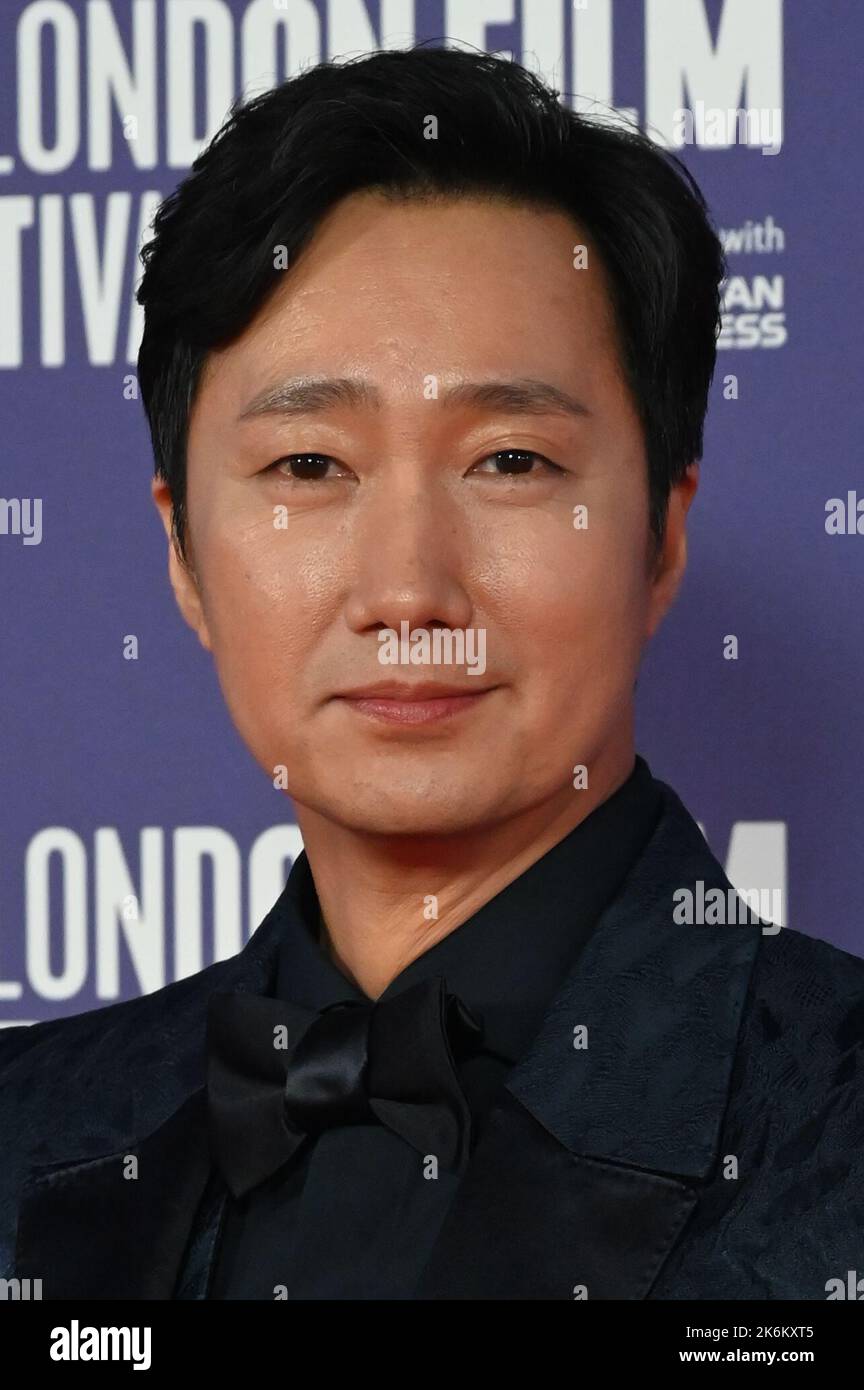 London, UK. 14th Oct, 2022. Park Hae-il is a South Korean actor arrive ...