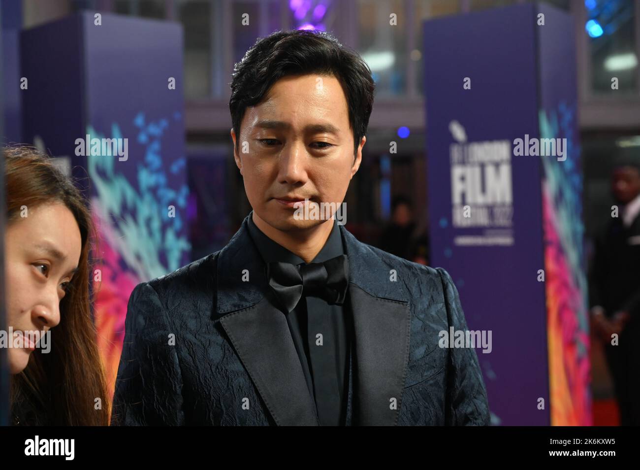 London, UK. 14th Oct, 2022. Park Hae-il is a South Korean actor arrive ...