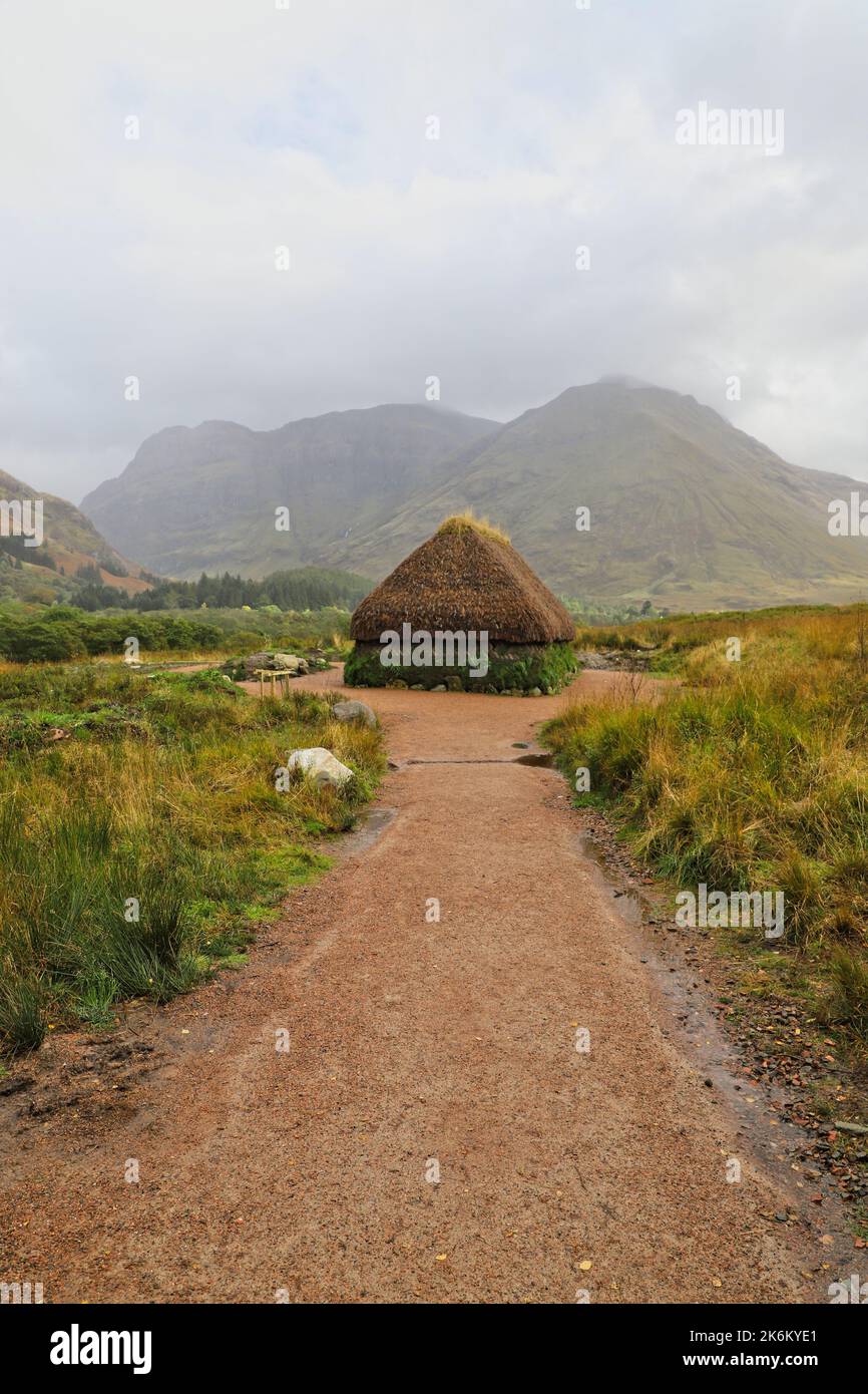 Path leading to Turf House Glencoe Scotland October 2022 Stock Photo ...