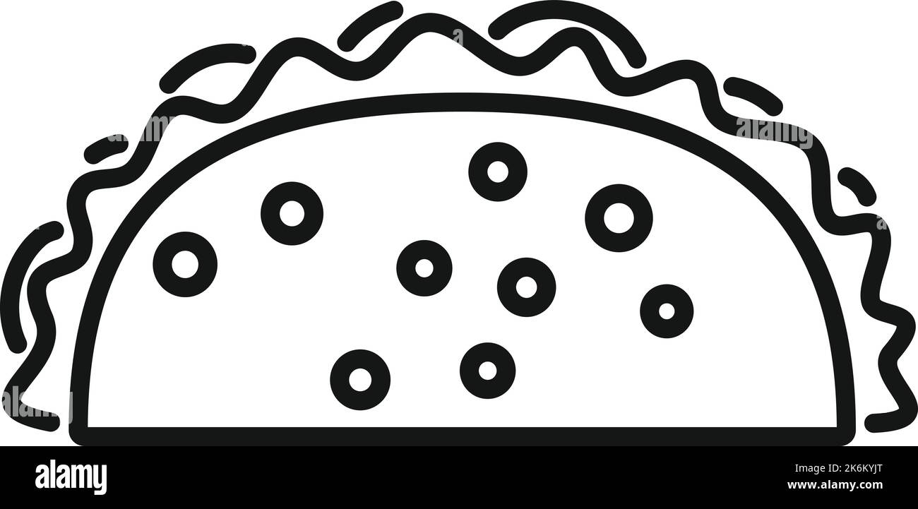 Mexican chicken tacos wrap Cut Out Stock Images & Pictures - Alamy