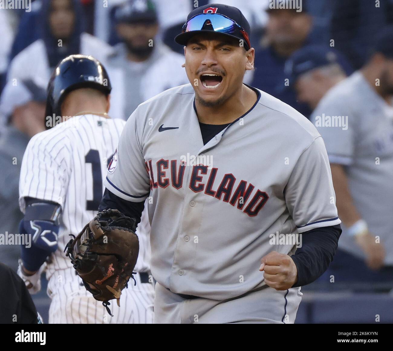 New York, USA. 14th Oct, 2022. Cleveland Guardians first baseman Josh ...
