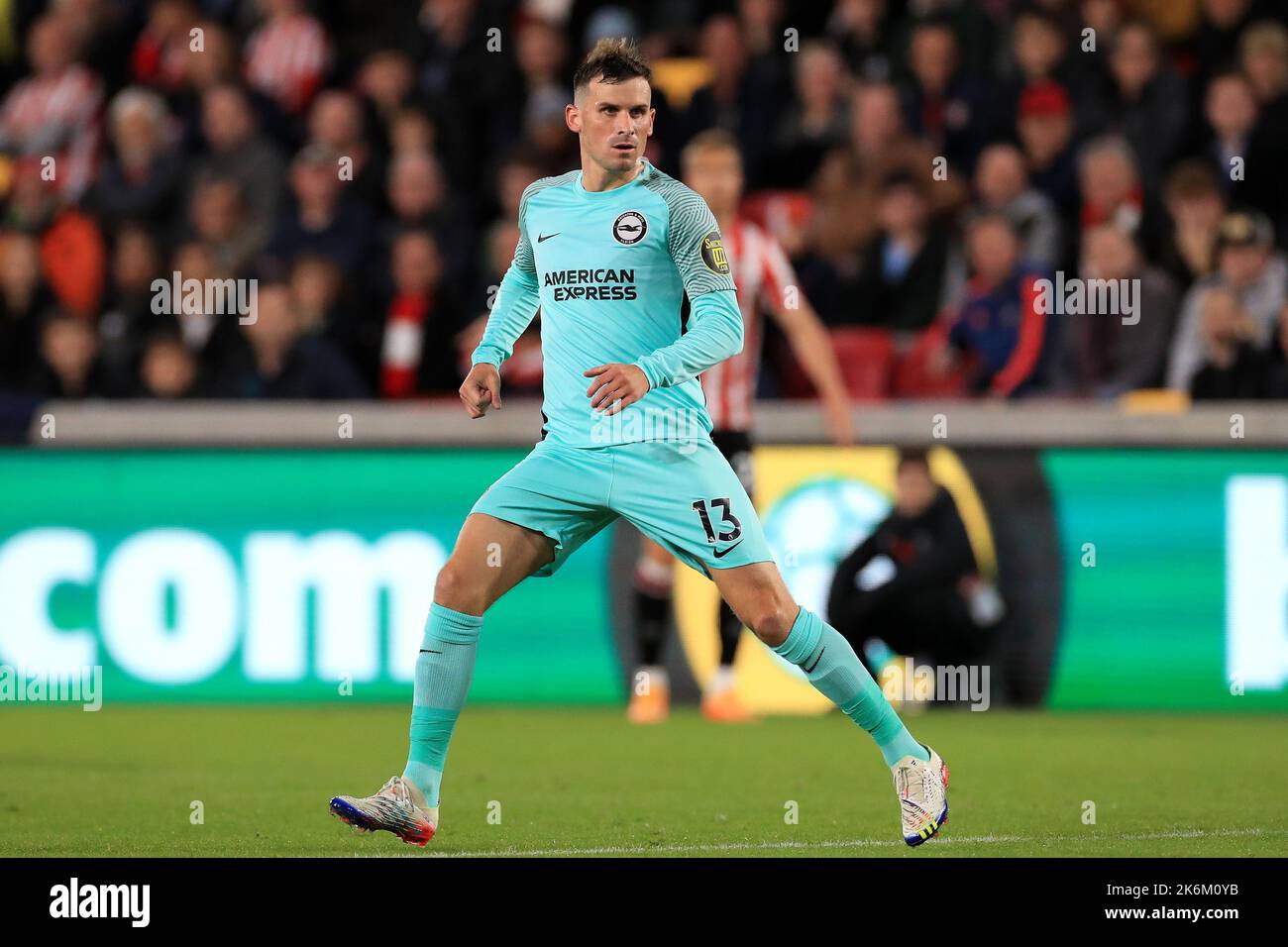 during the Premier League match Brentford vs Brighton and Hove Albion ...