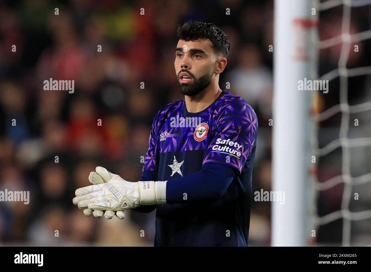 David Raya #1 of Brentford seen during the Premier League match ...