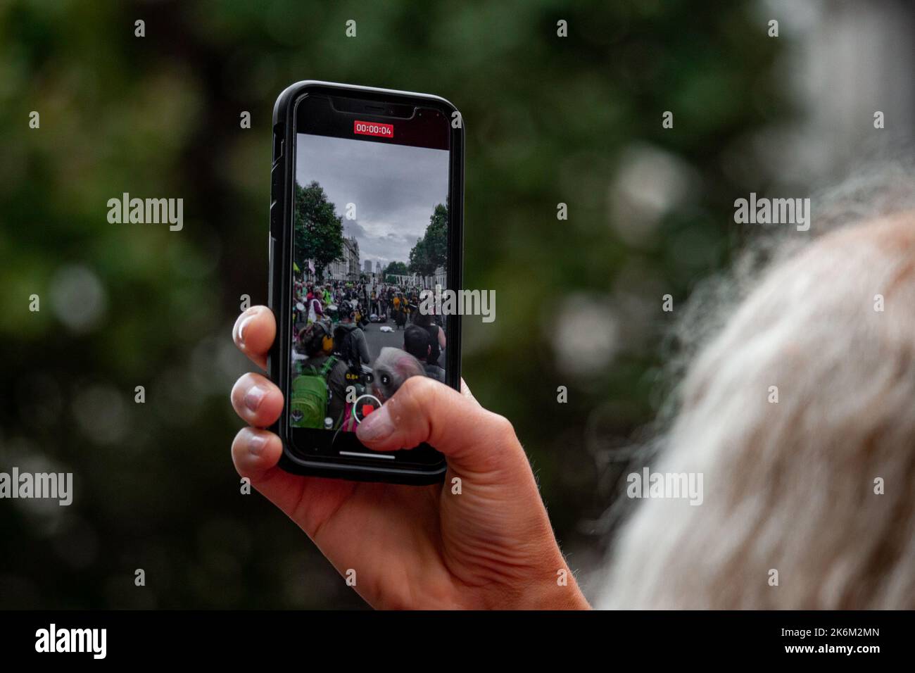 Extinction Rebellion protests, Central London, October 2022 Stock Photo ...